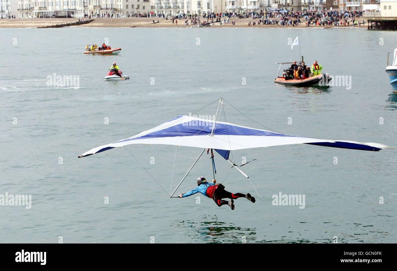 Worthing International Birdman competition Stock Photo - Alamy