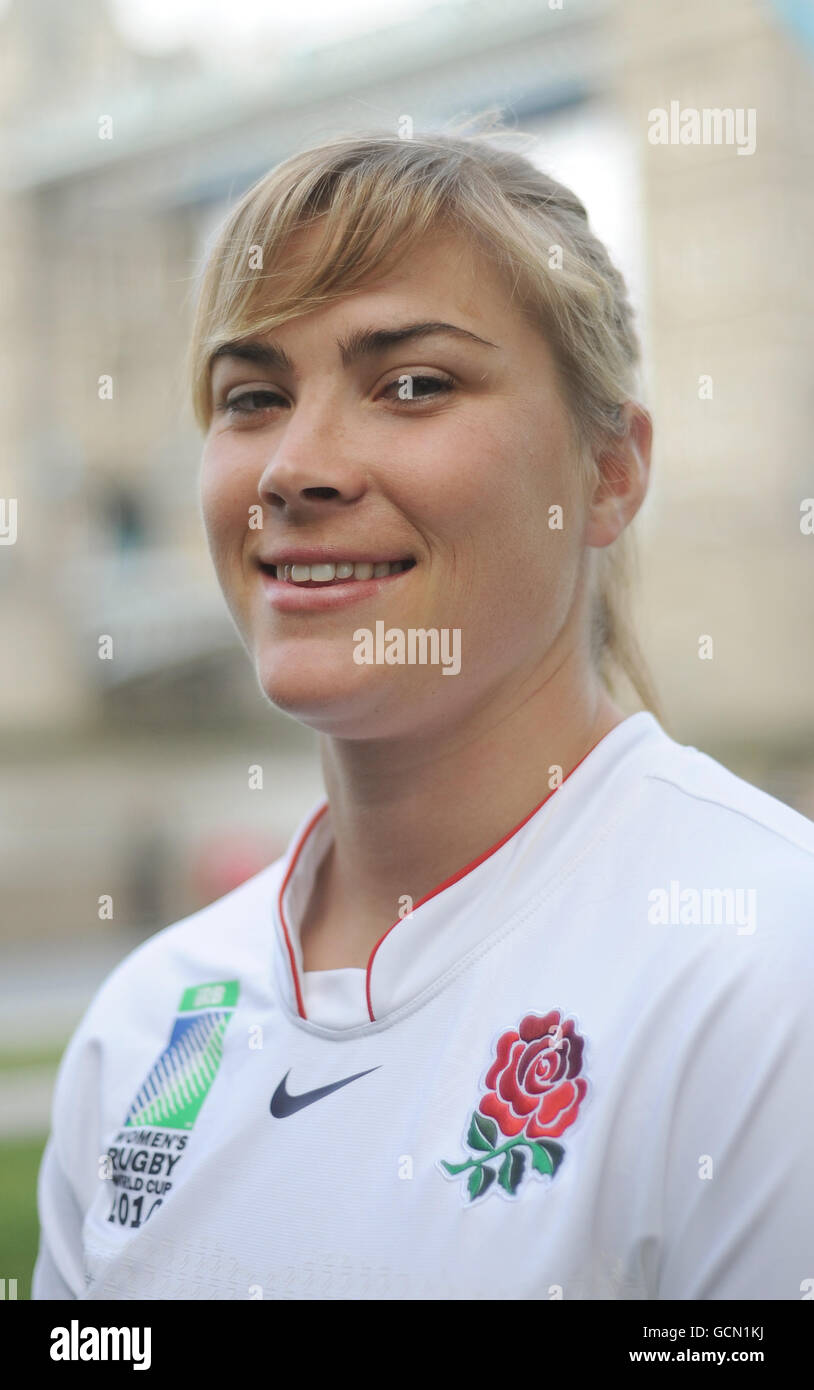 Rugby union womens rugby world cup launch tower bridge hi-res stock ...