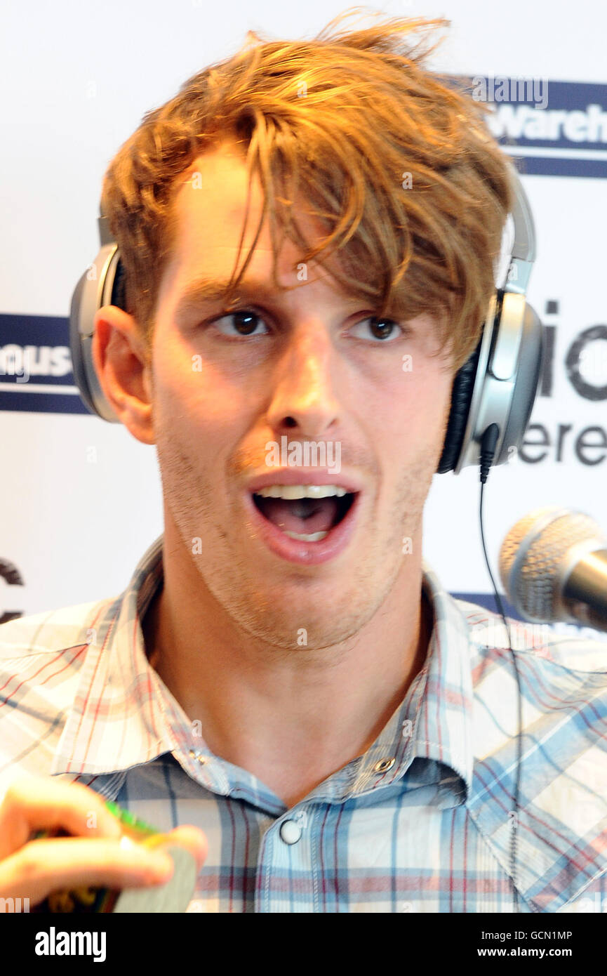 The Hoosiers Launch 'Music Anywhere' - London Stock Photo - Alamy