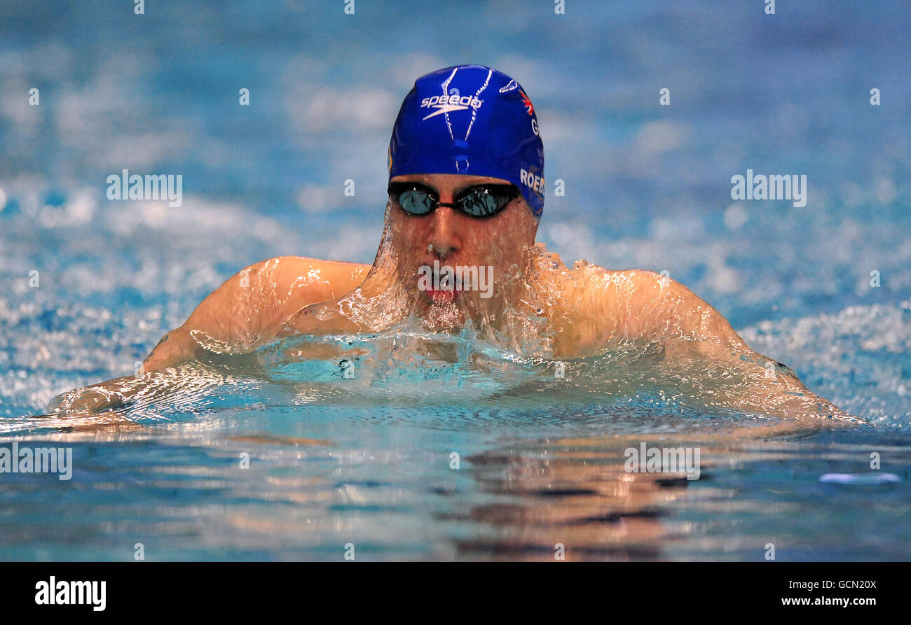 Loughborough university's Joseph Roebuck during the men's Open 200m ...
