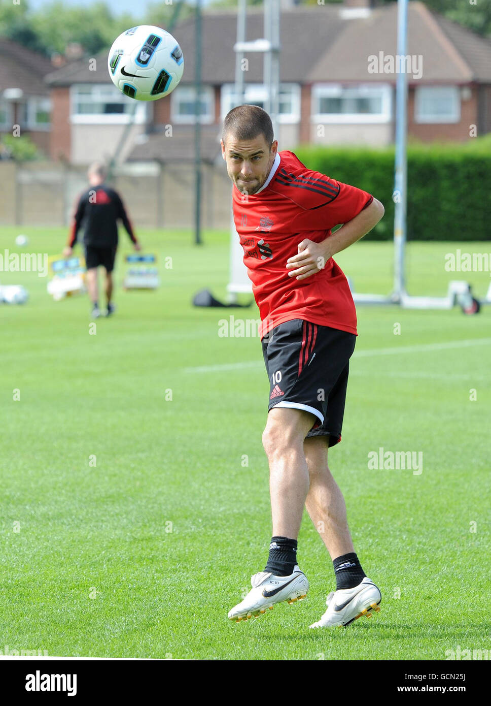 Liverpool's Joe Cole during a training session at Melwood, Liverpool ...