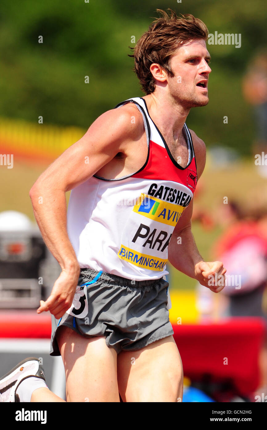 Gateshead's Chris Parr during the men's 1500 metres heat Stock Photo ...