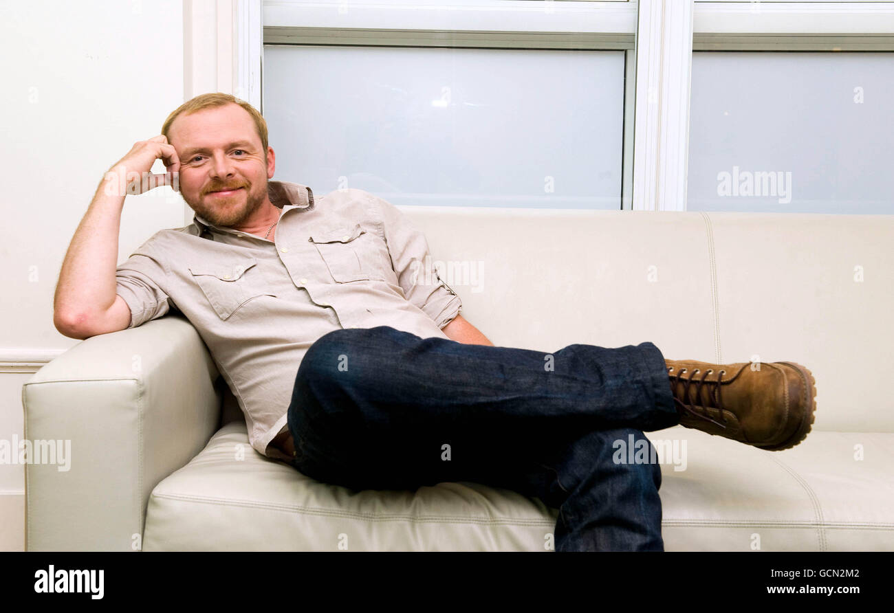 Simon Pegg launching his new book Nerd Do Well, at Random House in ...