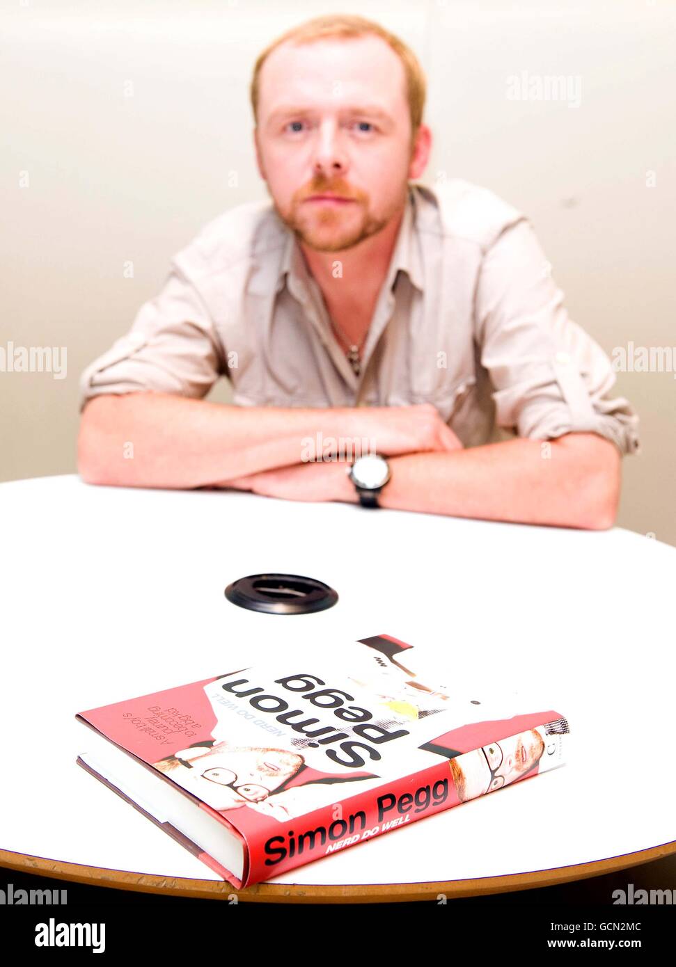Simon Pegg launching his new book Nerd Do Well, at Random House in ...