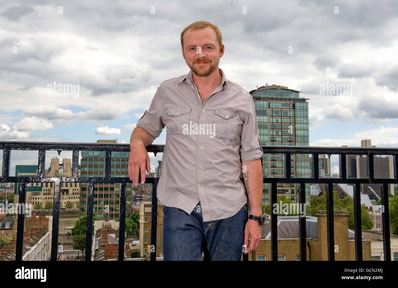 Simon Pegg launching his new book Nerd Do Well, at Random House in ...