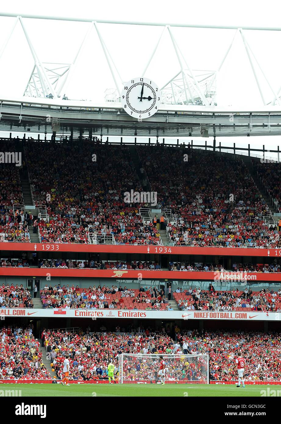 Arsenal clock end hi-res stock photography and images - Alamy