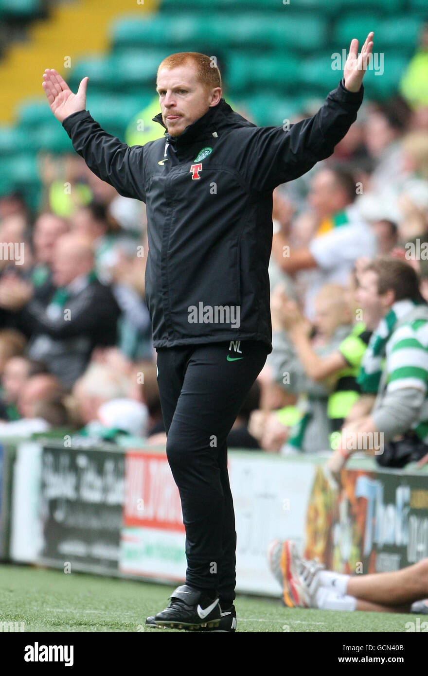 Celtic manager Neil Lennon during the Clydesdale Bank Scottish Premier ...