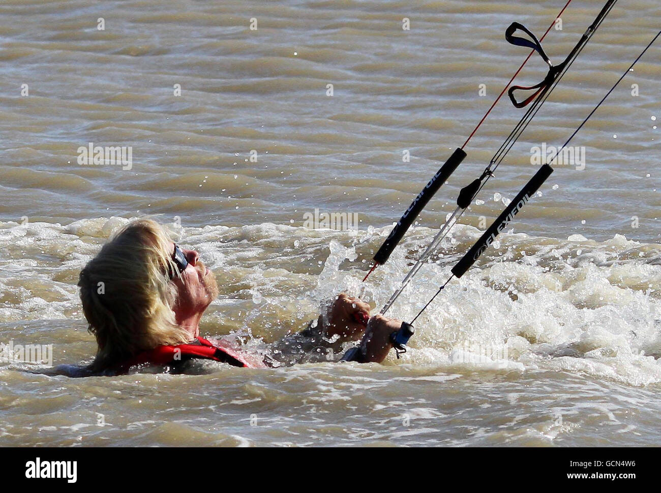 Sir Richard Branson leaves Dungeness beach in Kent as he aims to set ...
