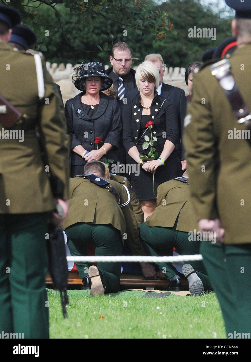 Corporal Matthew James Stenton funeral Stock Photo - Alamy