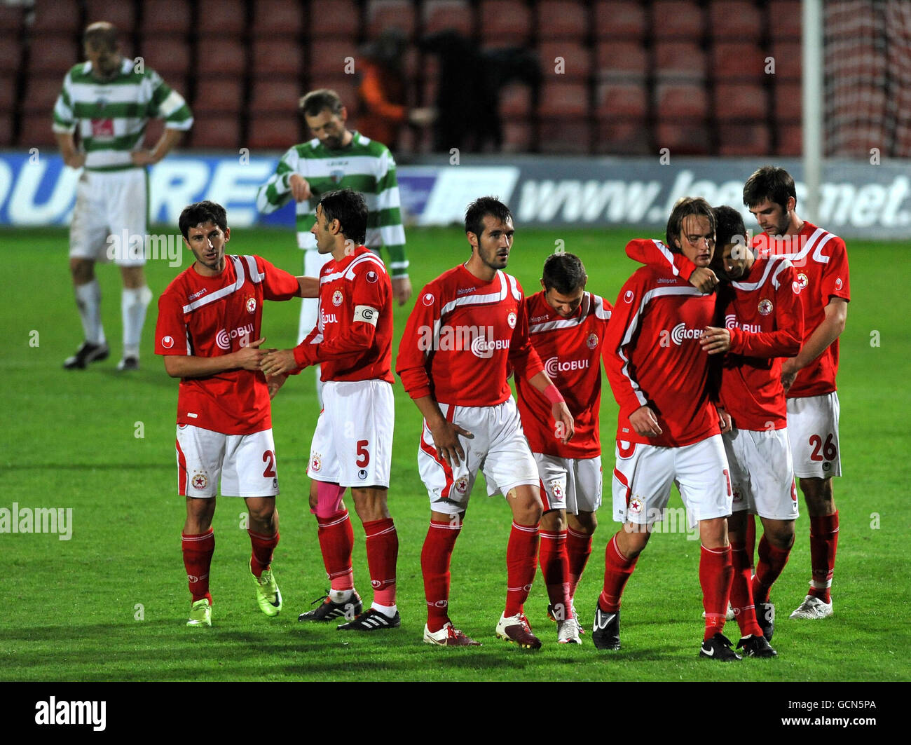 Football soccer tns full length teammates mangkk ampics hi-res stock ...