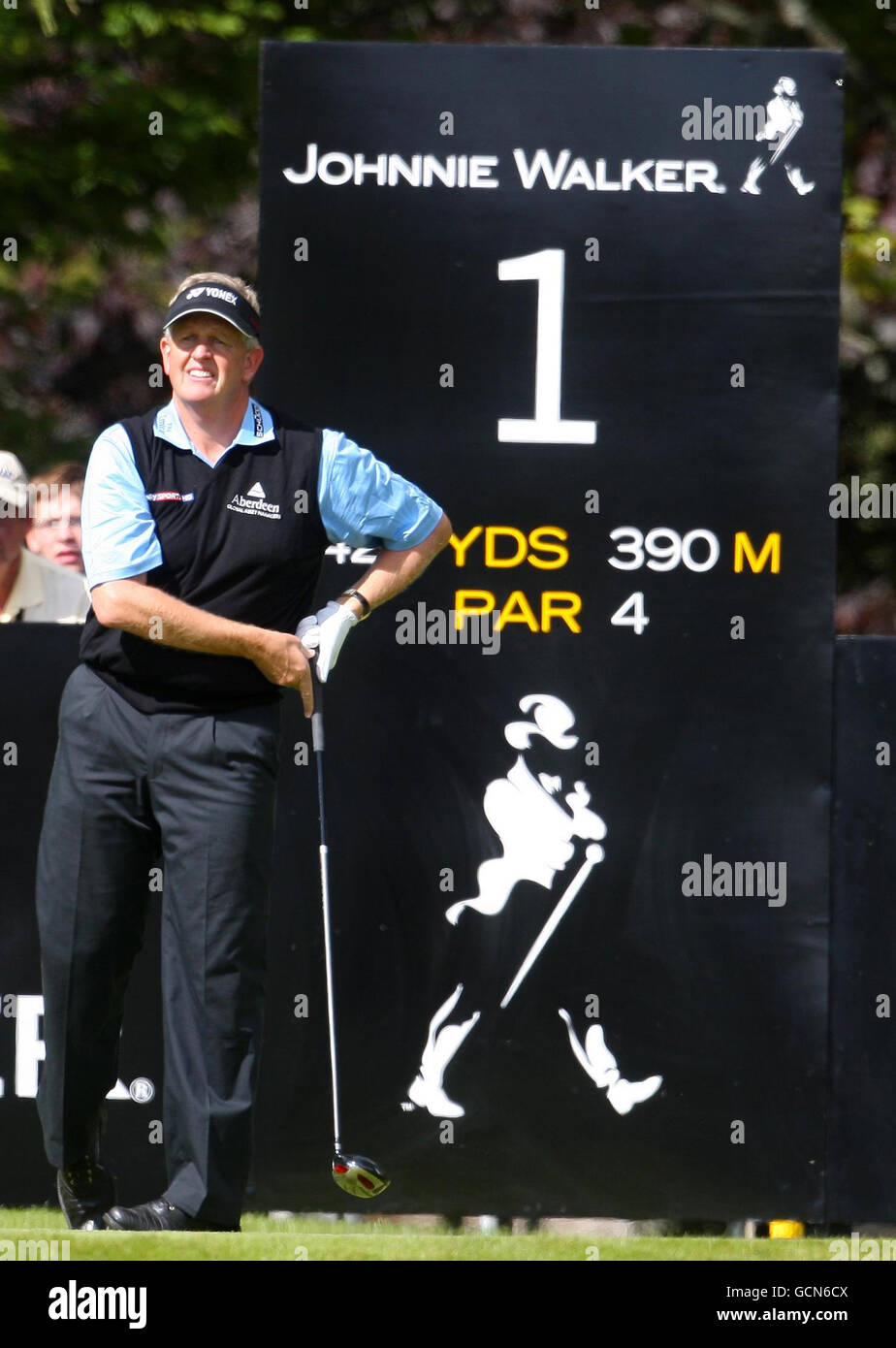 Scotland's Colin Montgomerie during Day Two of the Johnnie Walker ...