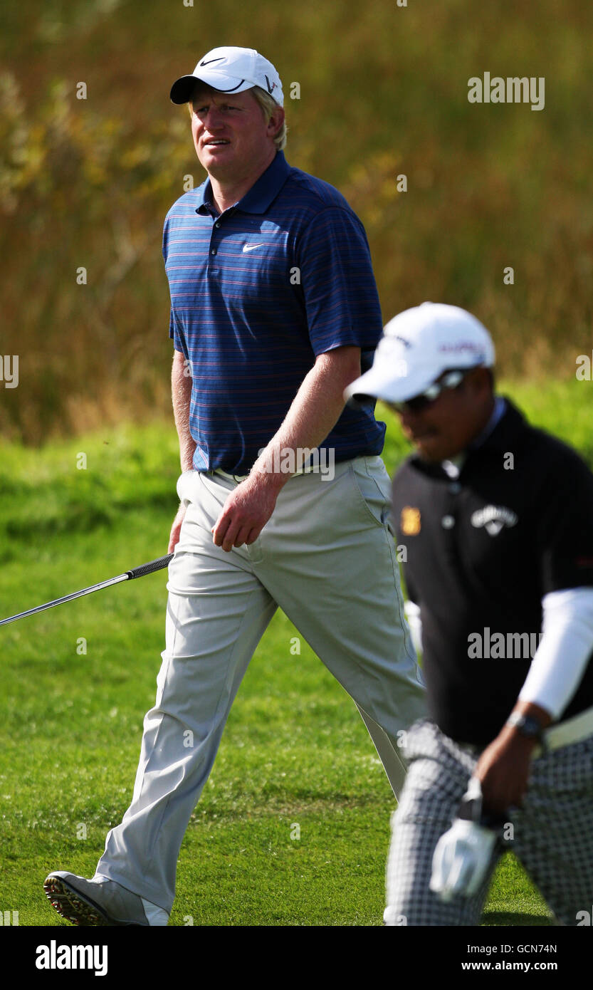 England's Richard Finch on the 1st during Day Two of the Johnnie Walker ...