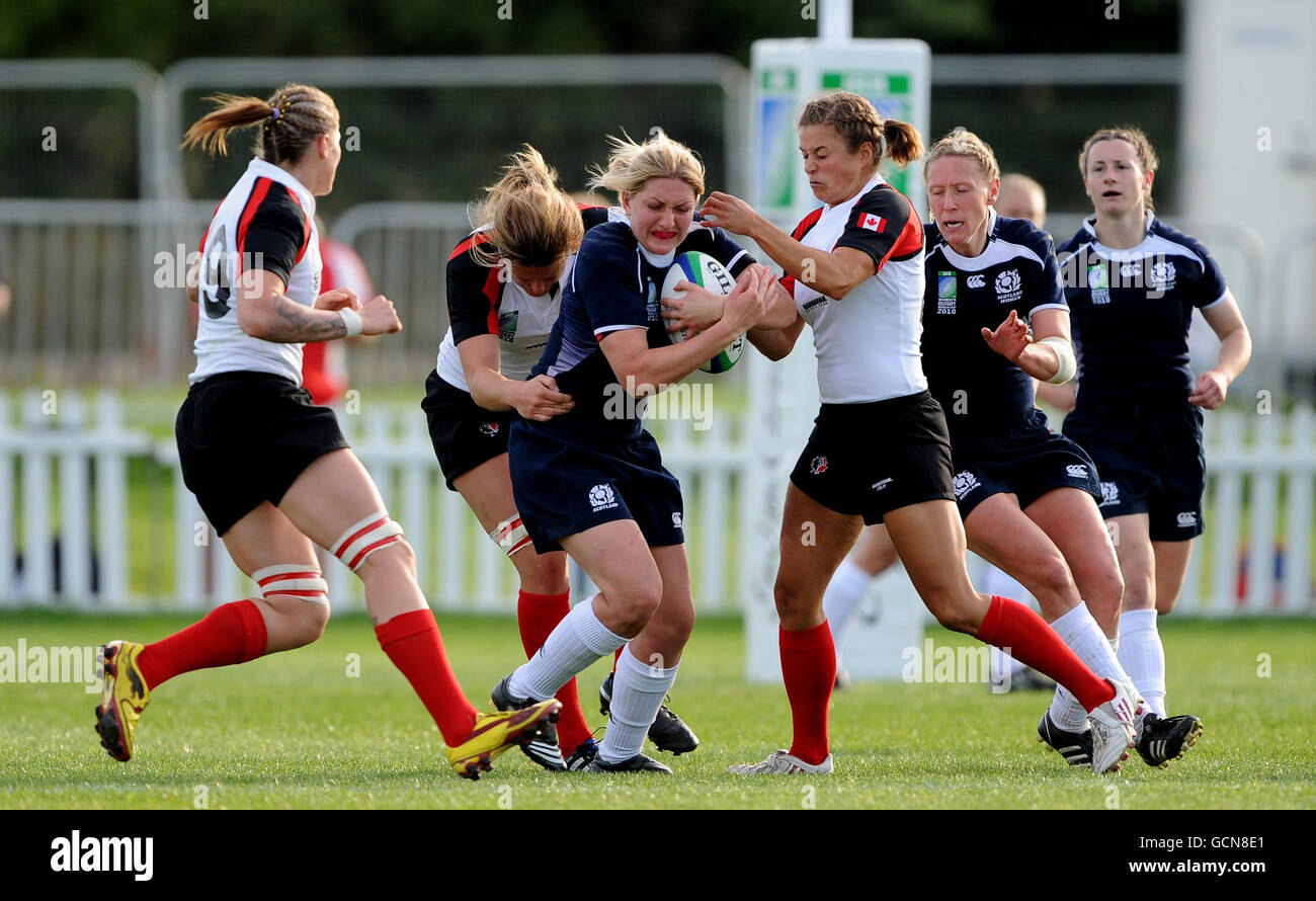 Scotland's Suzi Newton in action during the Women's Rugby World Cup 5th ...
