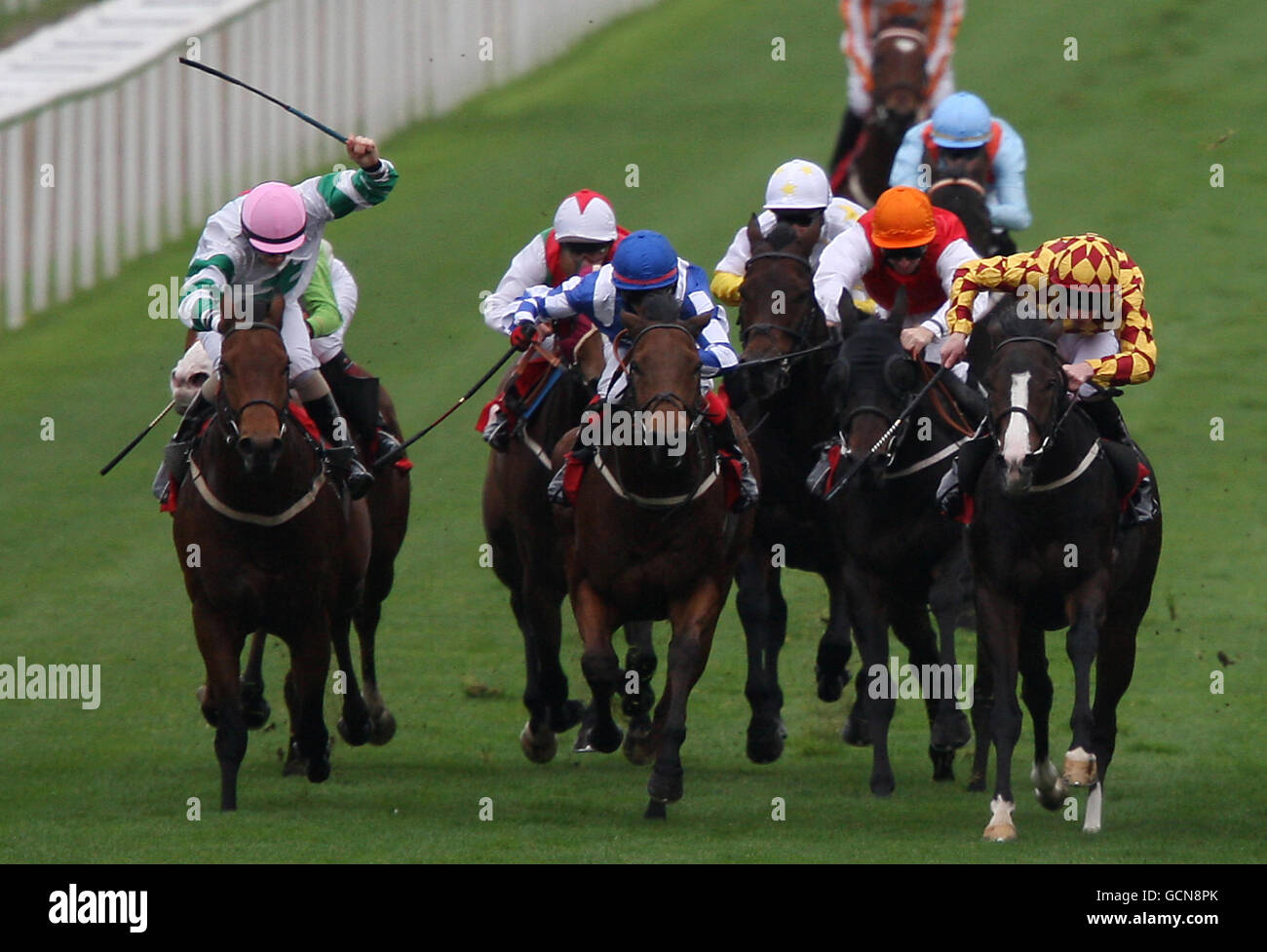 Horse racing the racing post trophy day one doncaster racecourse hi-res ...