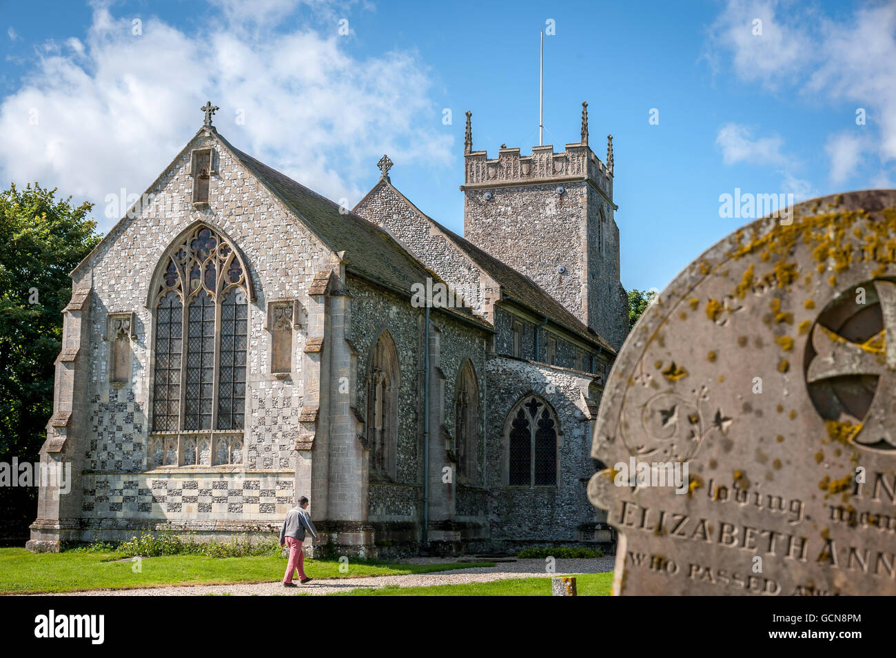The Church of All Saints in Burnham Thorpe, Norfolk, birthplace of ...