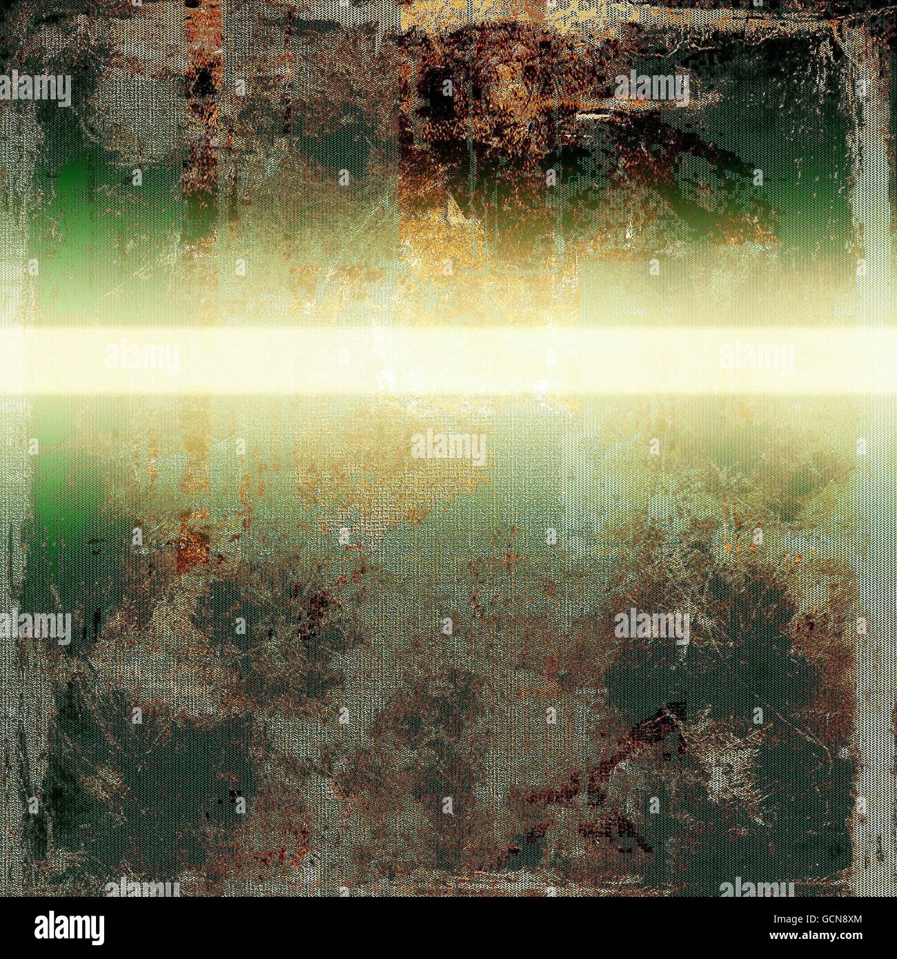 Old-style dirty background with textured vintage elements and different ...