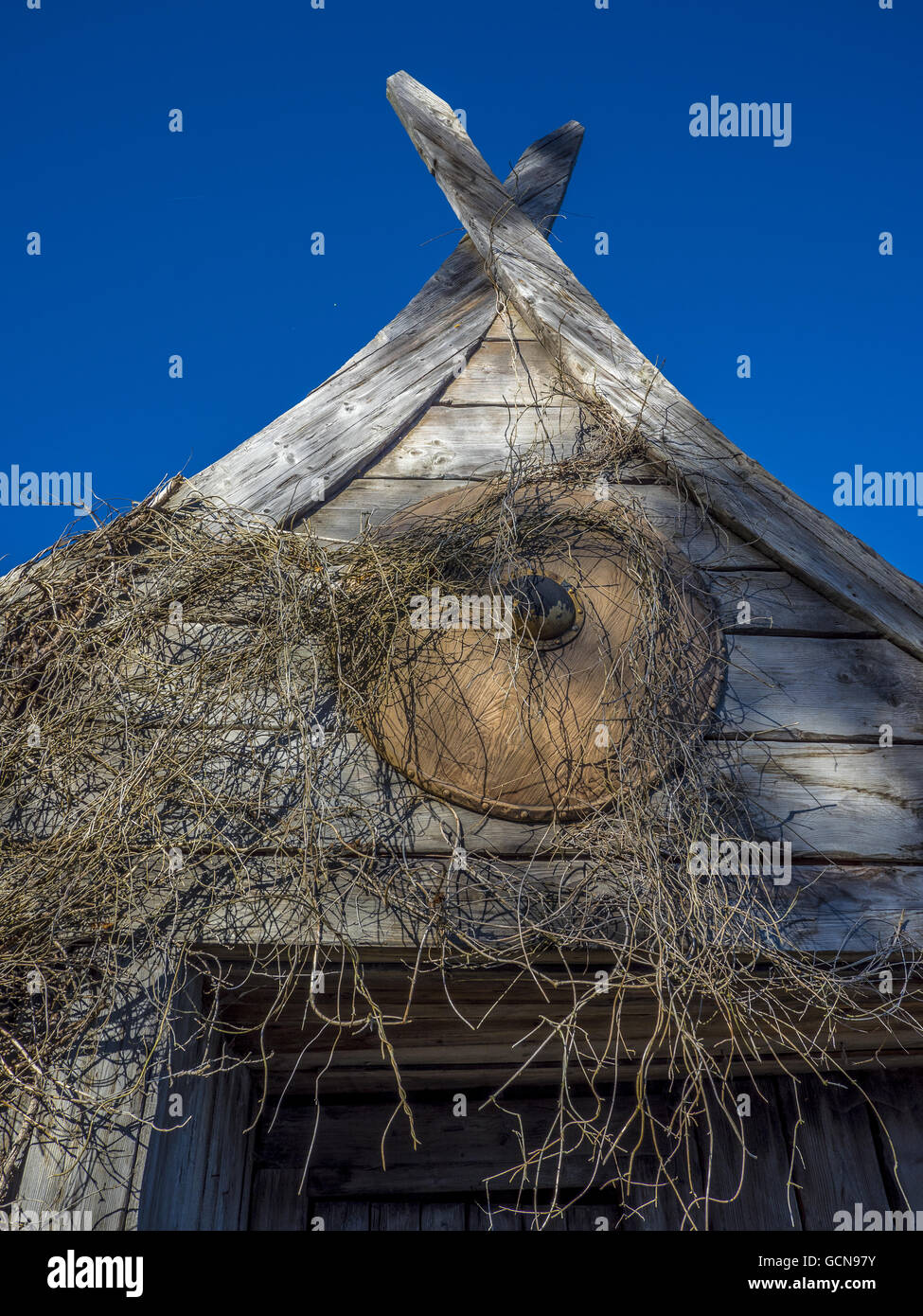 Flake Viking village, lake Walchensee, Bavaria, Germany Stock Photo - Alamy