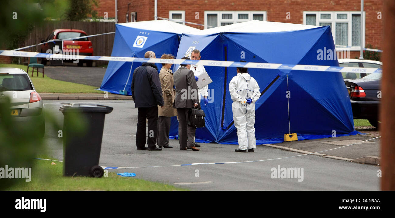 Wolverhampton murder inquiry Stock Photo - Alamy