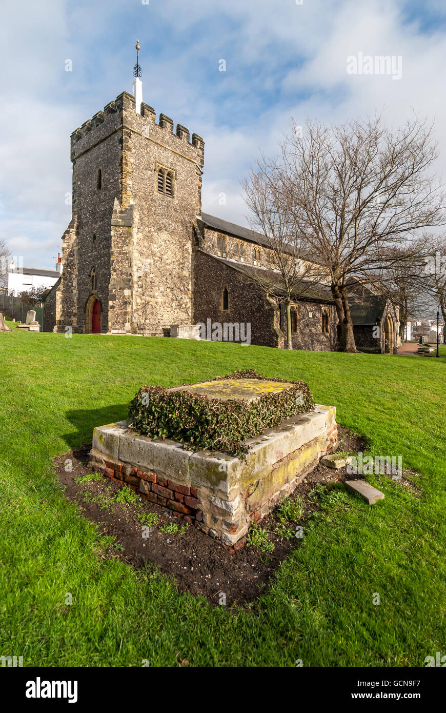The Church of St Nicholas, the oldest surviving building in Brighton ...