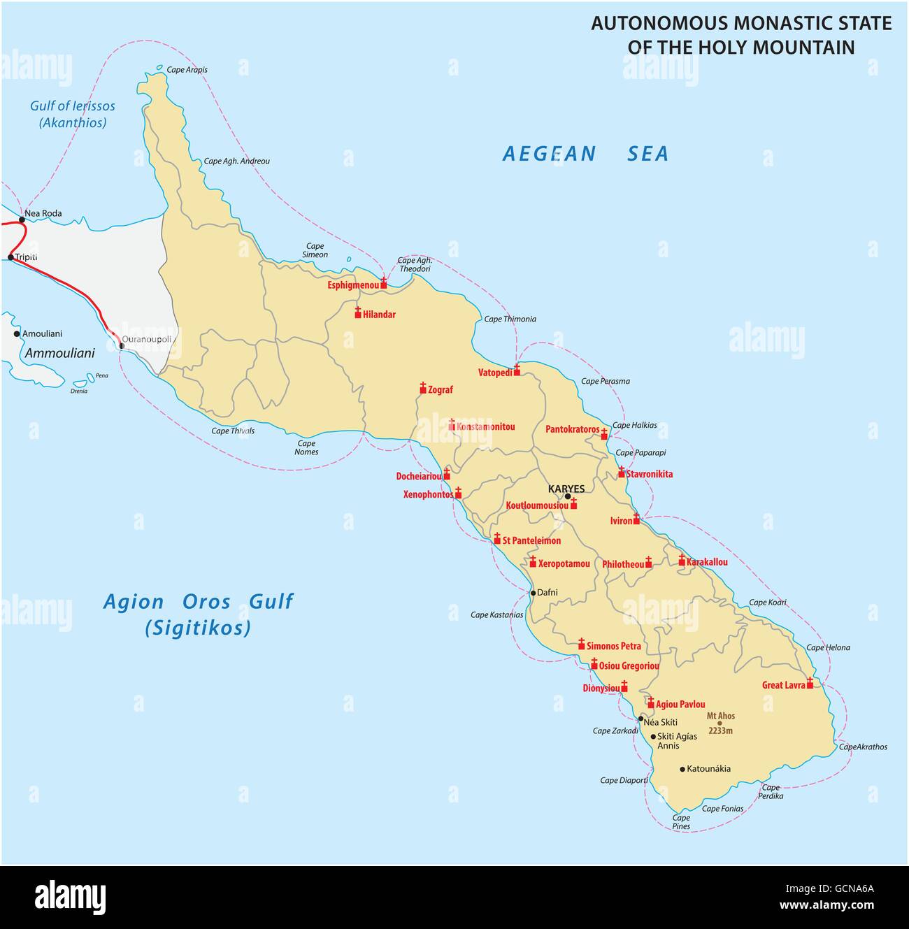 Monastic republic Stock Vector Images - Alamy