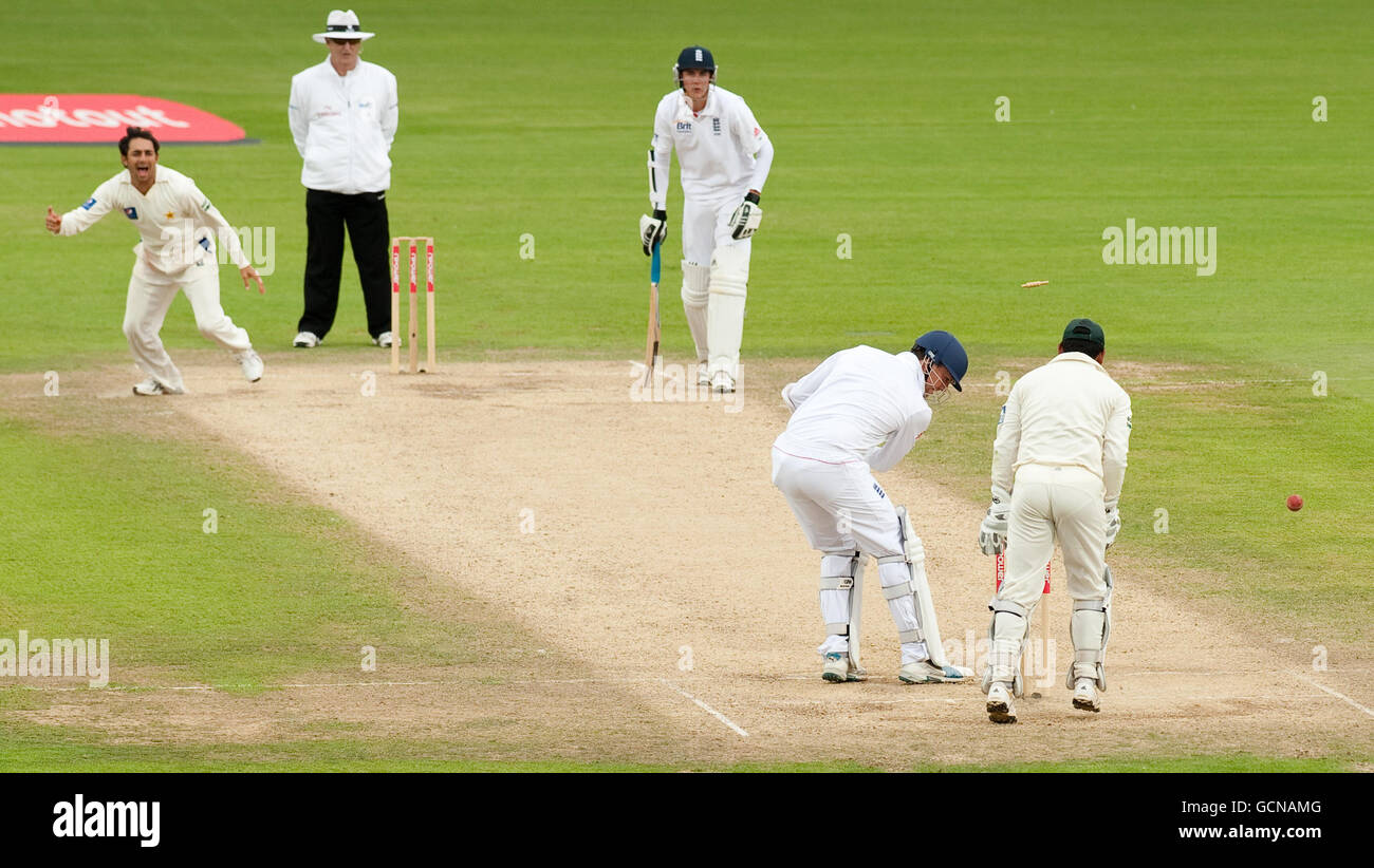 Cricket england gv mangdm hi-res stock photography and images - Alamy