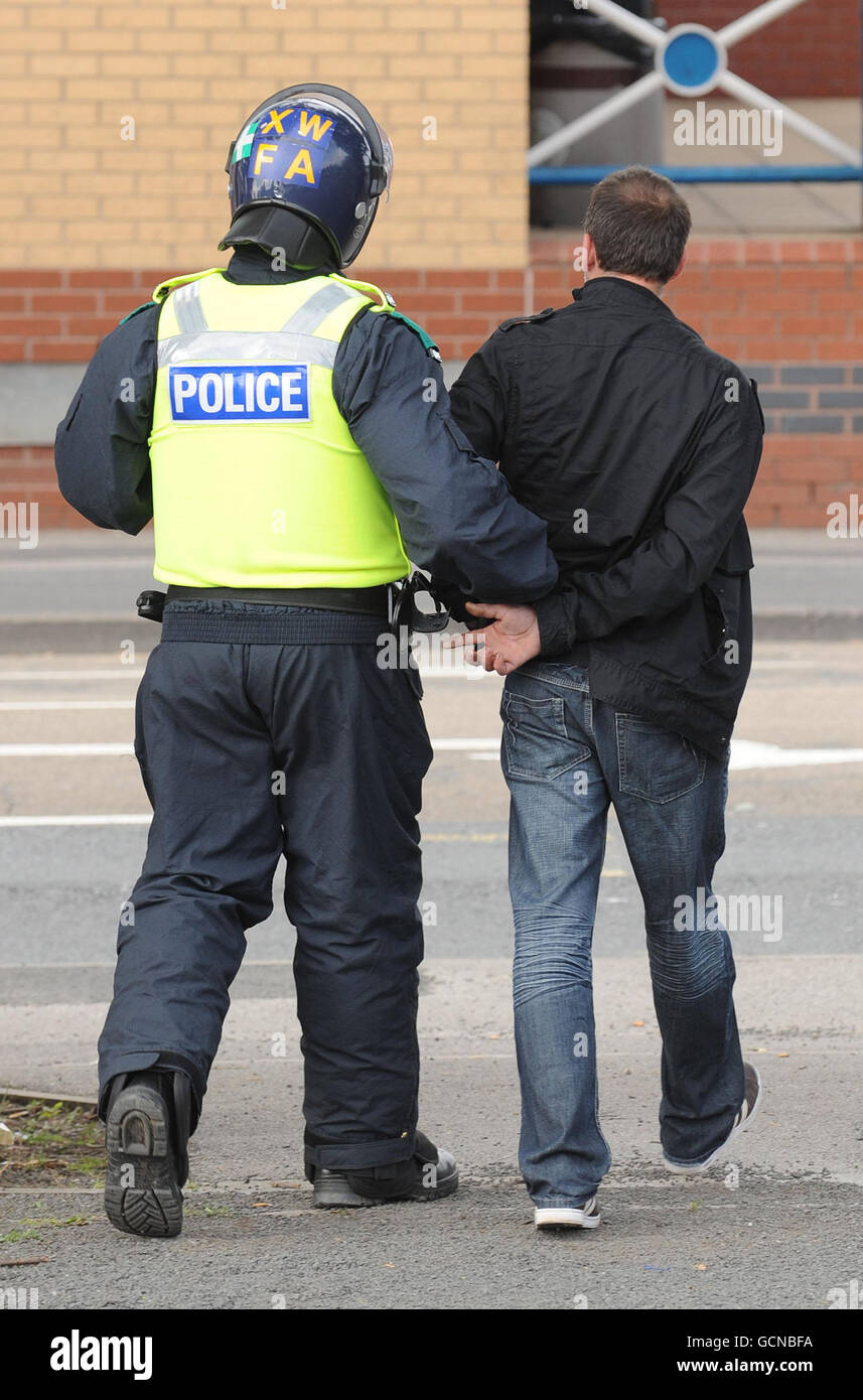 Leeds united away match hi-res stock photography and images - Alamy
