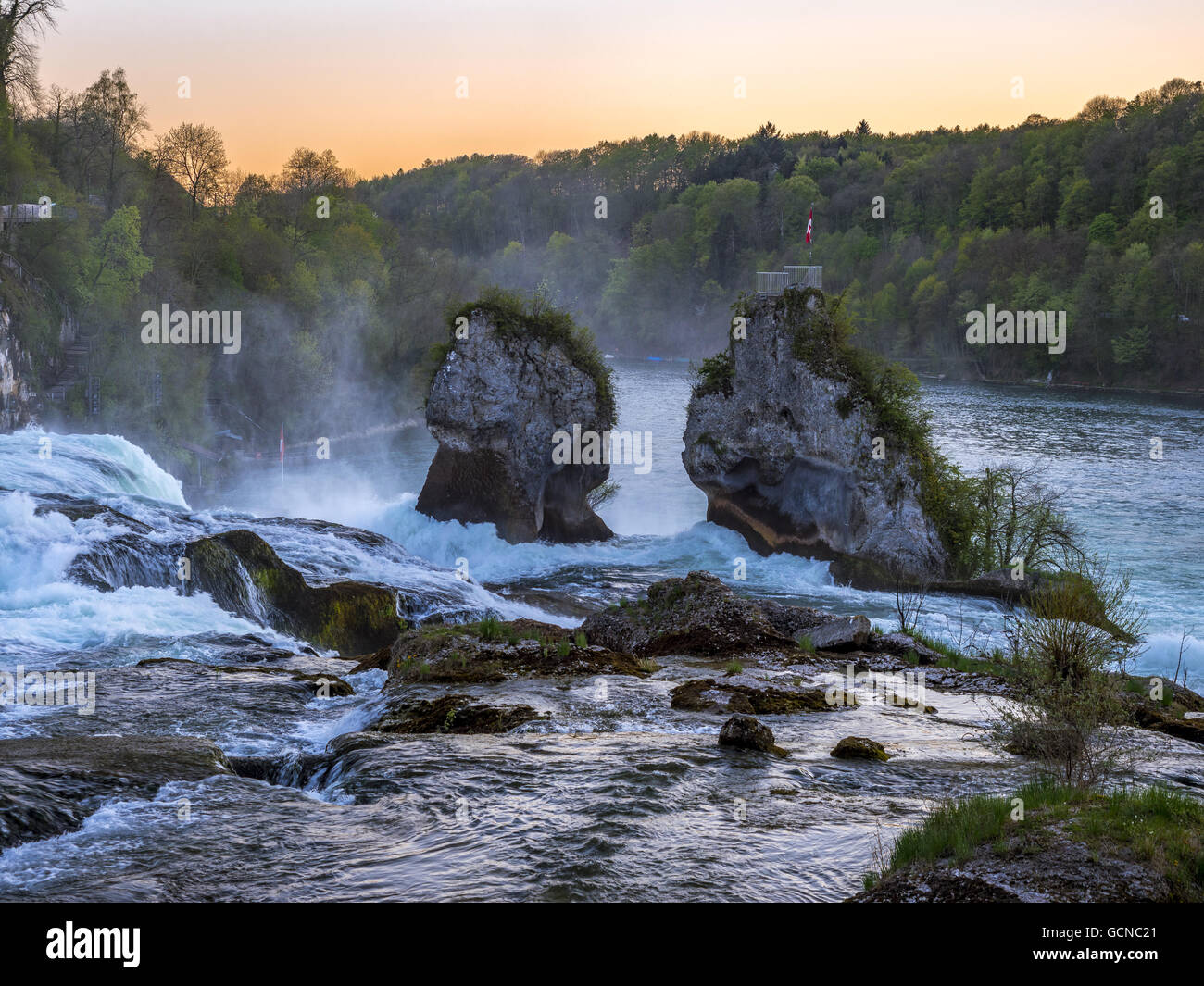 Water masses rhine falls hi-res stock photography and images - Alamy