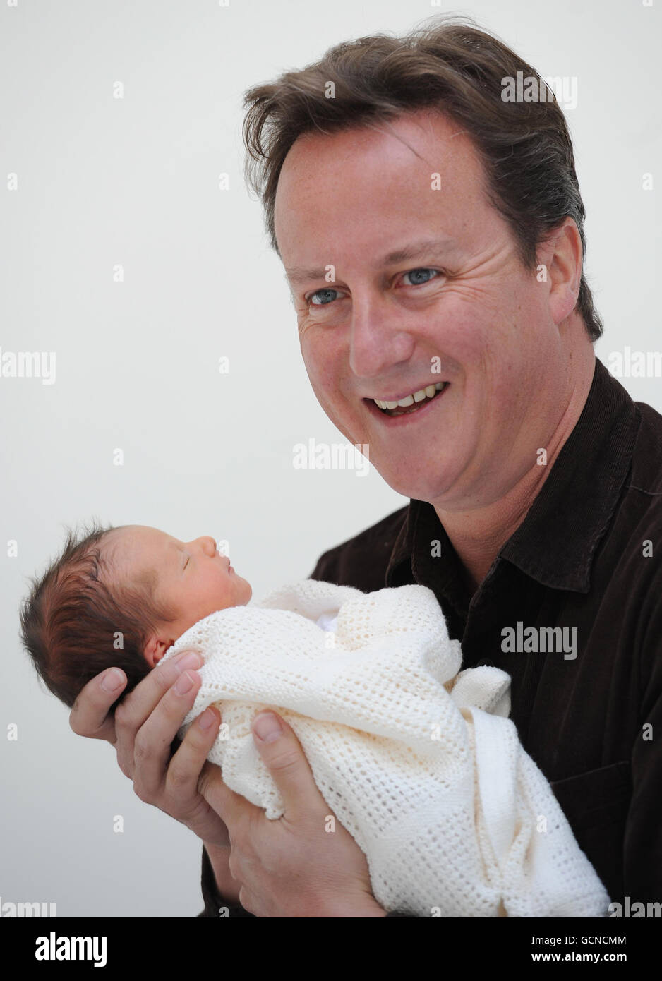 Cameron's new baby Stock Photo - Alamy