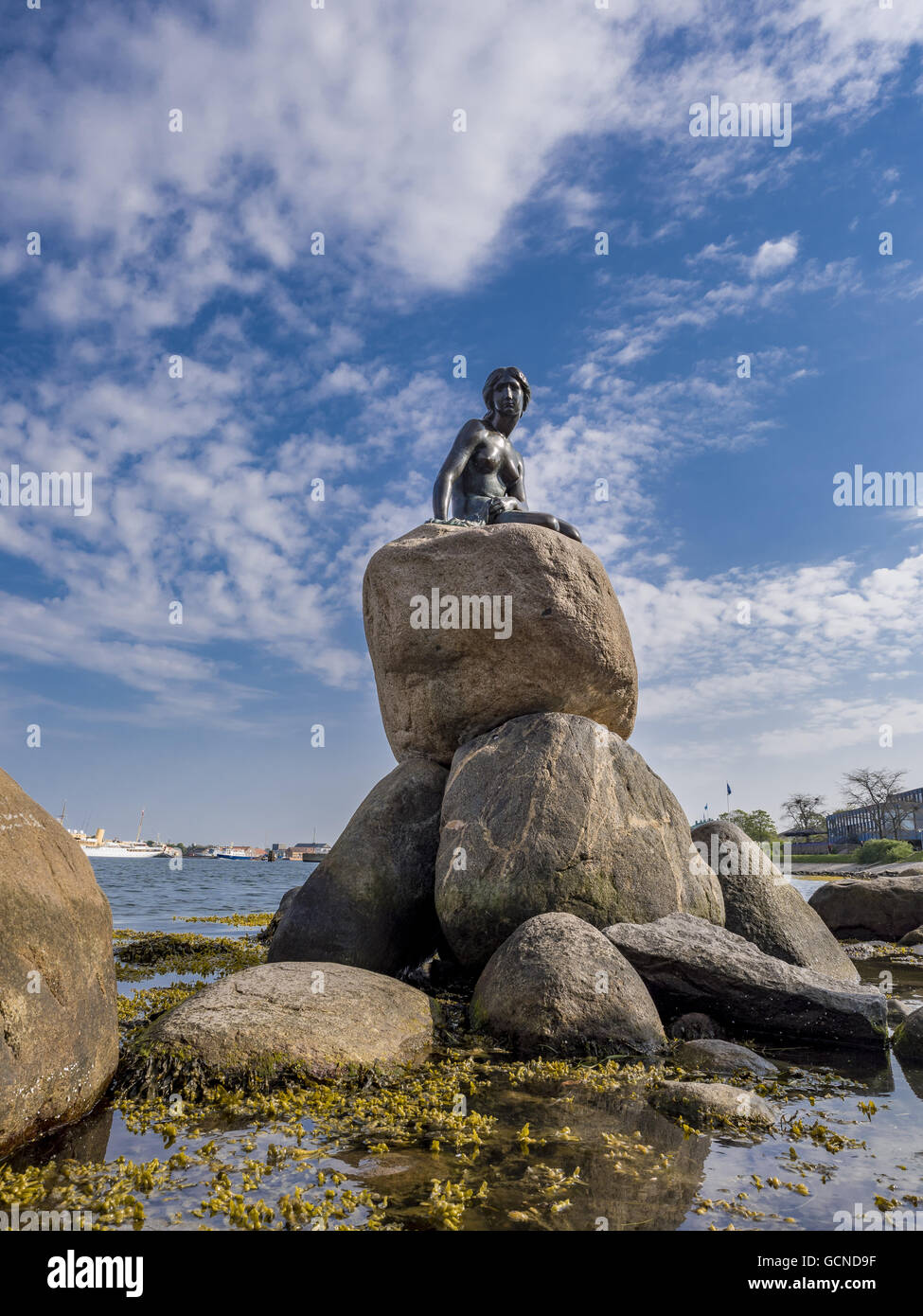 The Mermaid, sculpture in Copenhagen, Denmark Stock Photo - Alamy