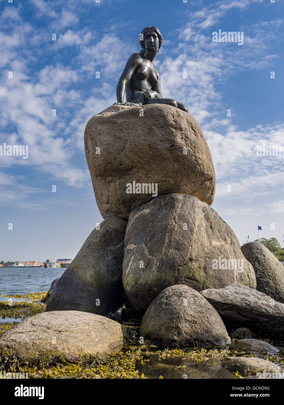 The Mermaid, sculpture in Copenhagen, Denmark Stock Photo - Alamy