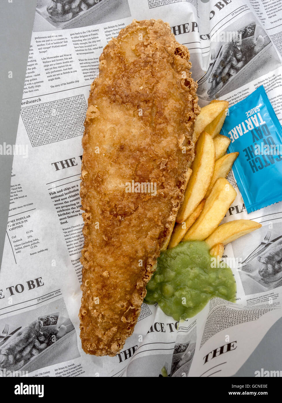 Fish and chips, typical British food Stock Photo - Alamy