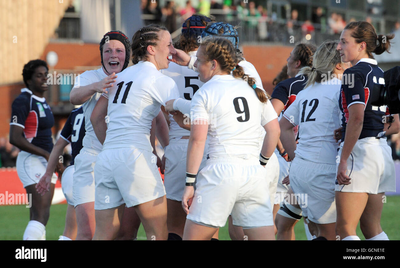 Rugby Union - Women's World Cup - Pool B - England v USA - Surrey ...