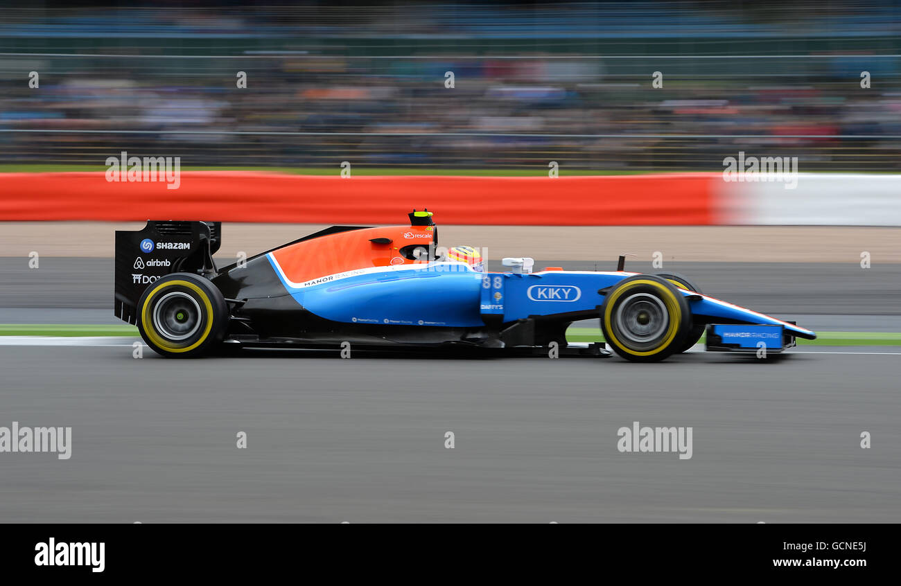 MRT's Rio Haryanto during third practice for the 2016 British Grand ...