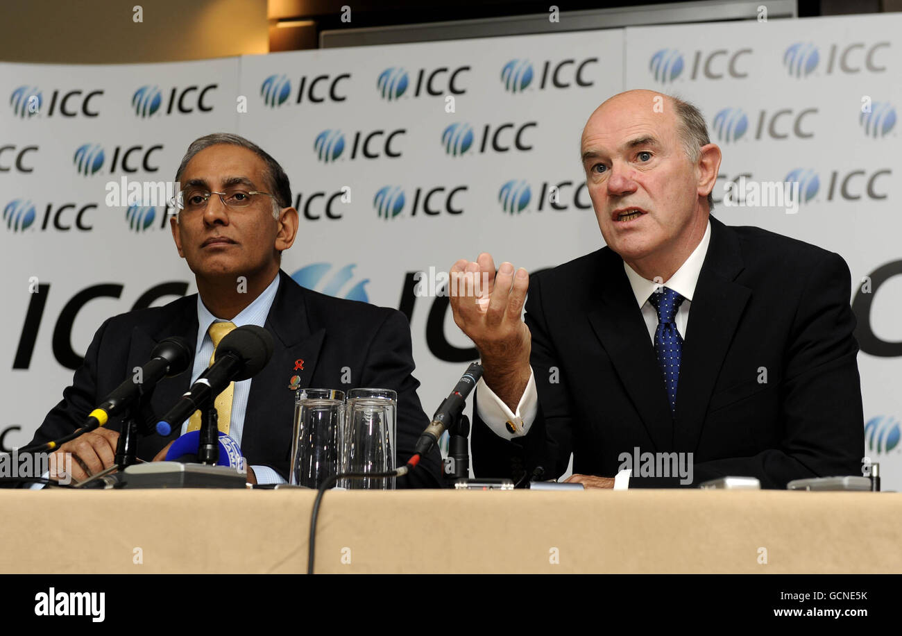 Cricket - ICC Press Conference - Lords Cricket Ground Stock Photo - Alamy