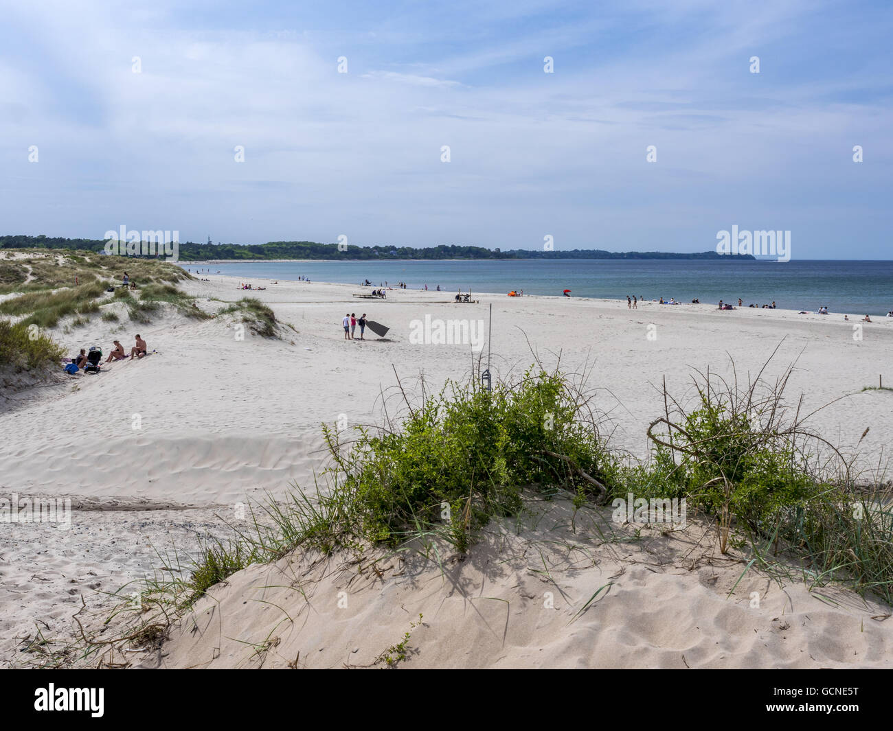 Sand Dunes and Beach at Hornbaek, Denmark, Scandinavia Stock Photo - Alamy
