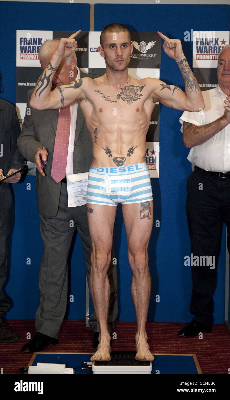 Boxing - WBO Super Featherweight Championship - All Boxers Weigh In ...