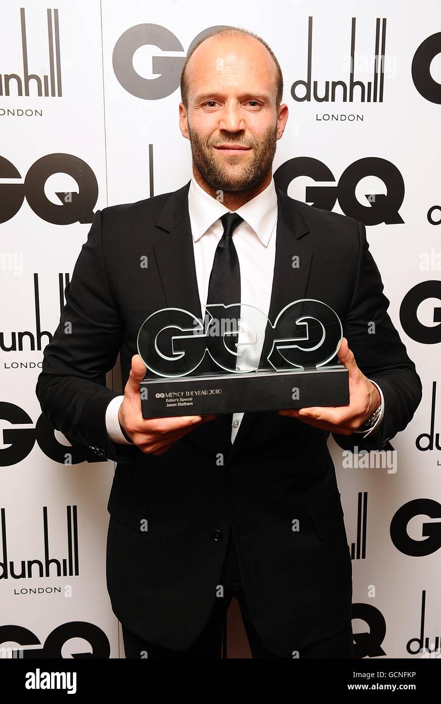 Jason Statham with the Editor's Special Award, at the 2010 GQ Men of ...
