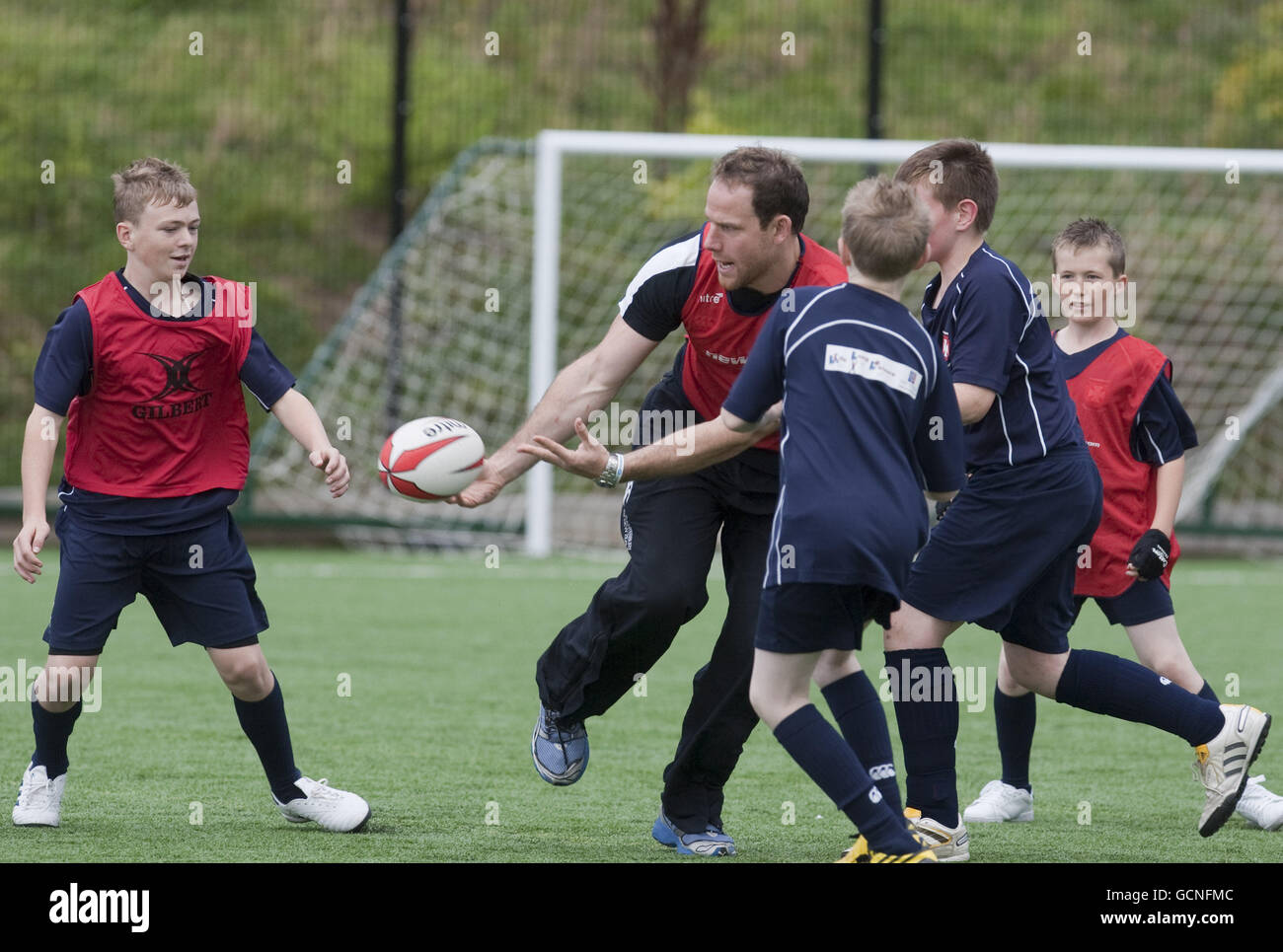 Rugby Union - Kenny McAskill School Visit - Grange Academy. Glasgow ...