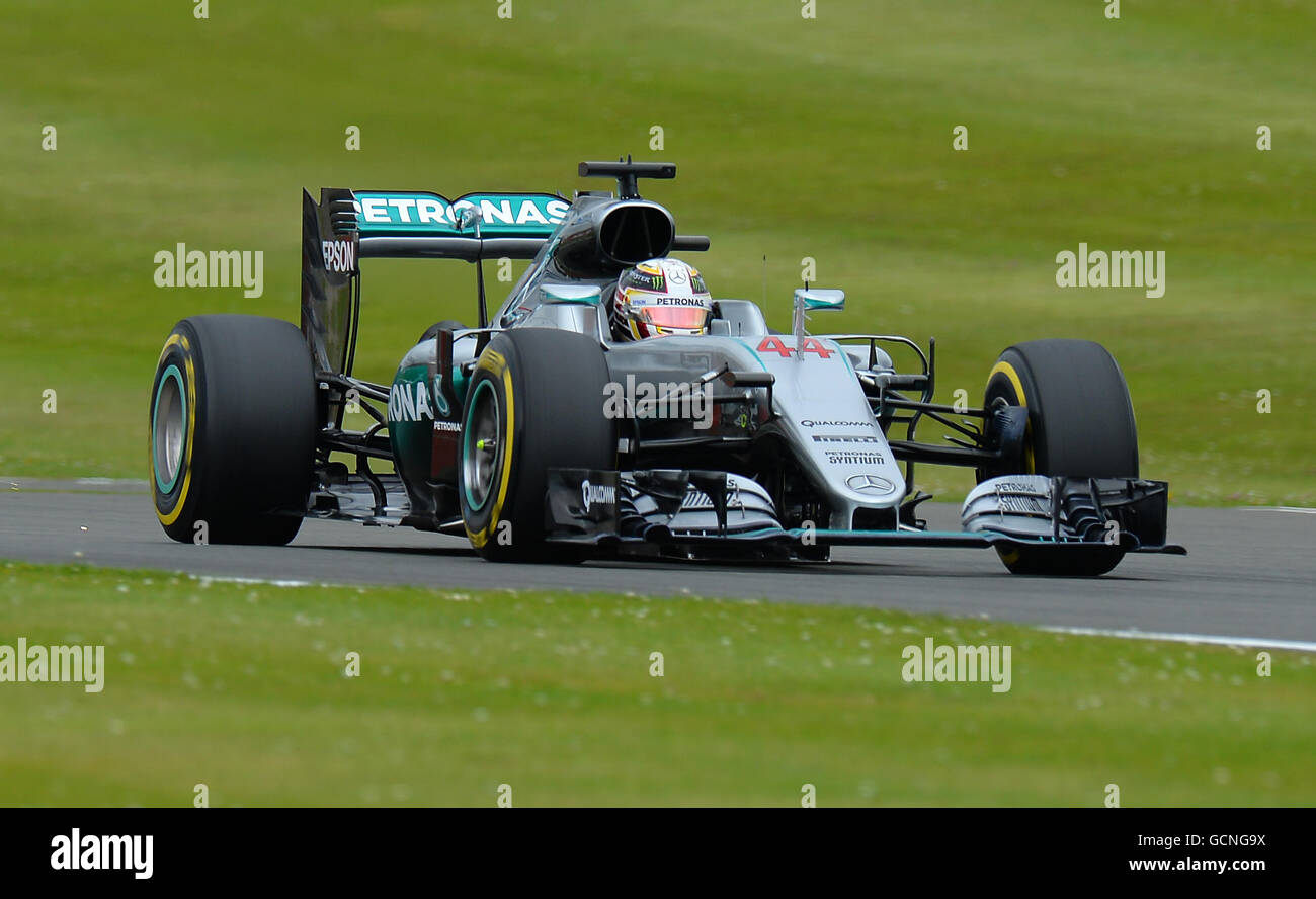 Mercedes' Lewis Hamilton during Qualifying for the 2016 British Grand ...