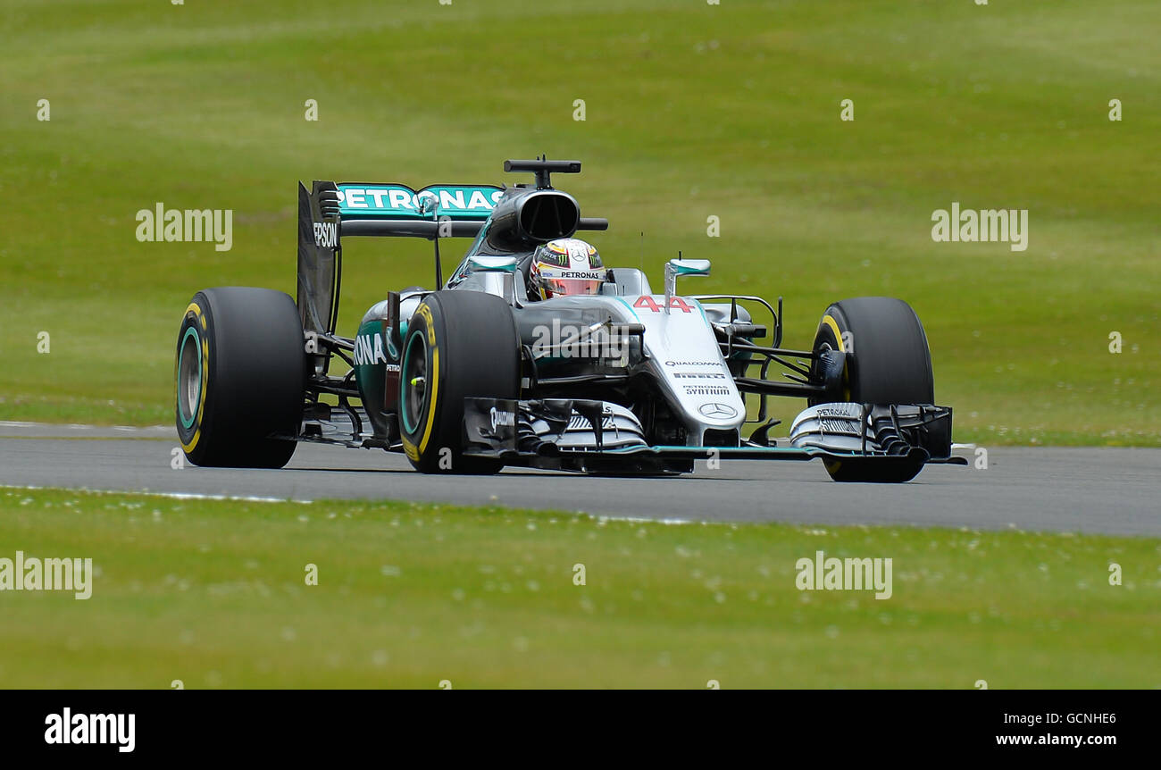 Mercedes' Lewis Hamilton during Qualifying for the 2016 British Grand ...