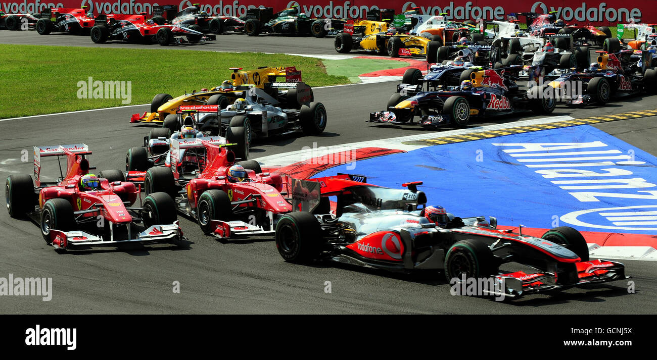 Mclaren mercedes jenson button italian grand prix monza circuit hi-res ...