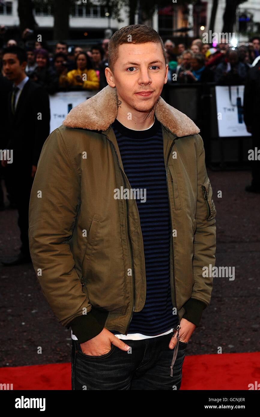 Professor Green arriving for the UK premiere of The Kid at the Odeon ...