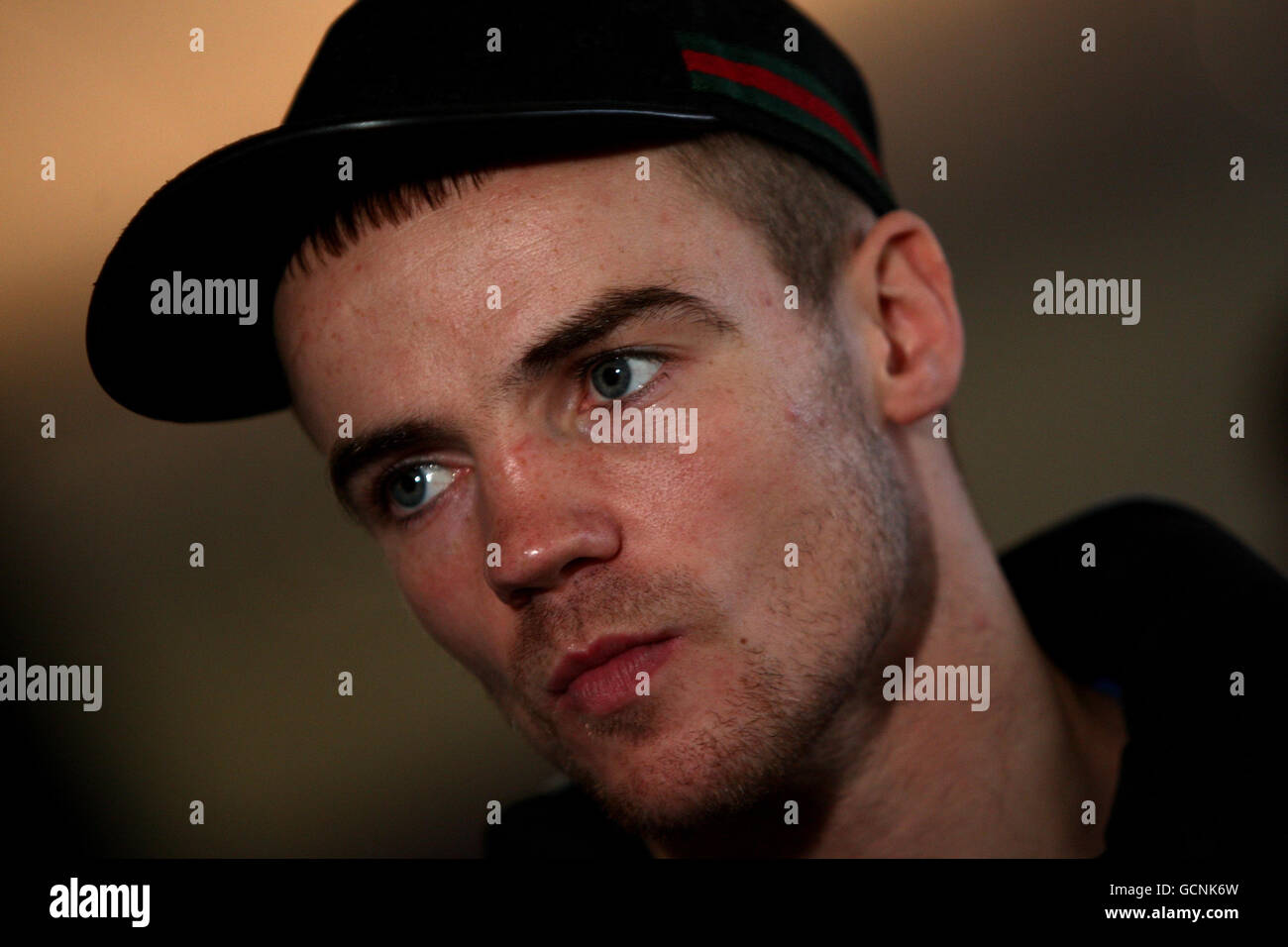 Boxer Frankie Gavin during the head-to head at the LG Arena, Birmingham ...
