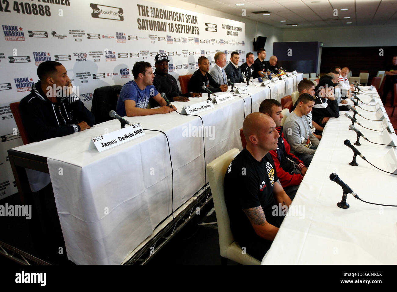 Boxing - Magnificent 7 Head-to Head - LG Arena Stock Photo - Alamy