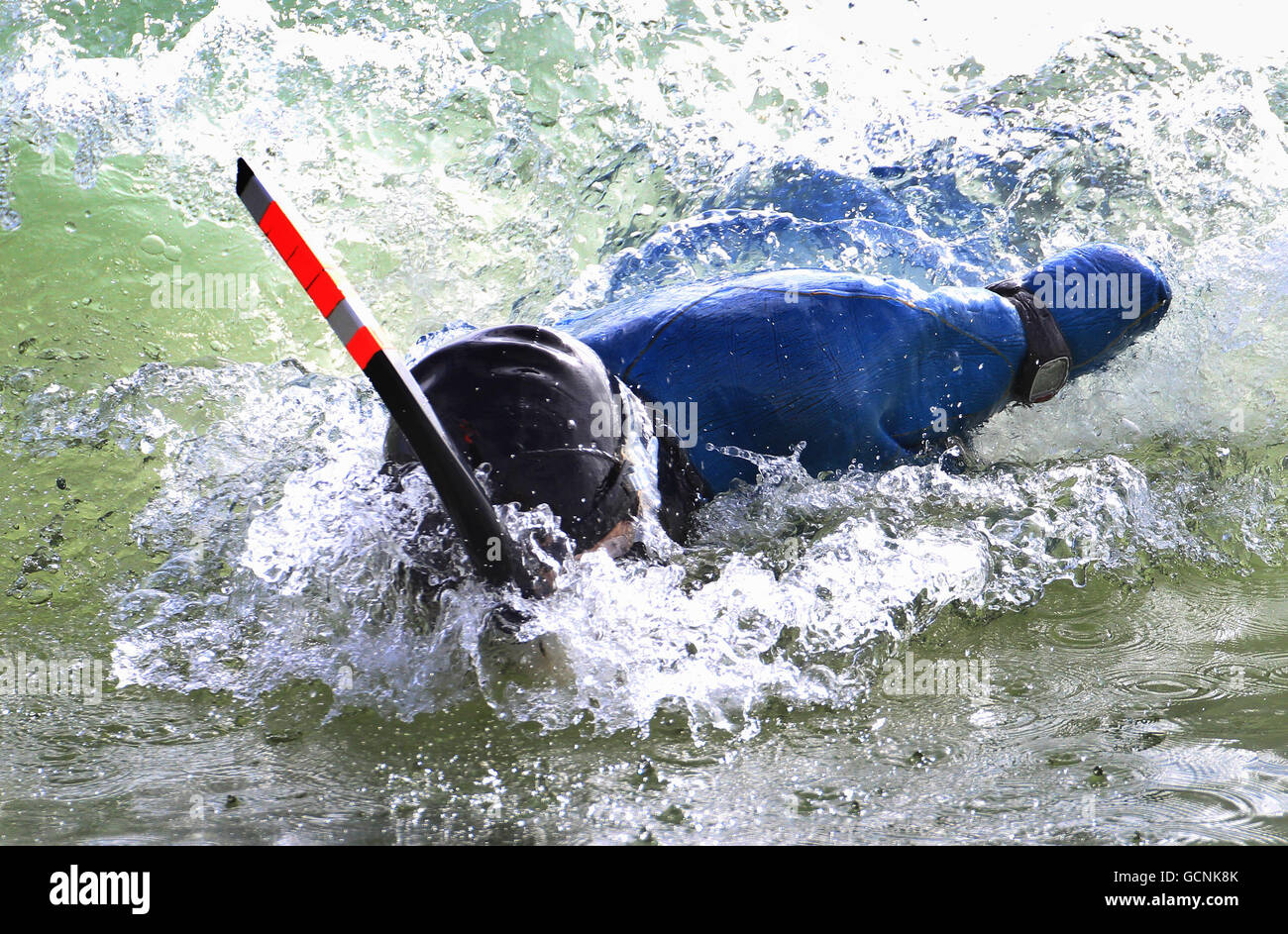 Philippe Croizon Channel swim Stock Photo - Alamy