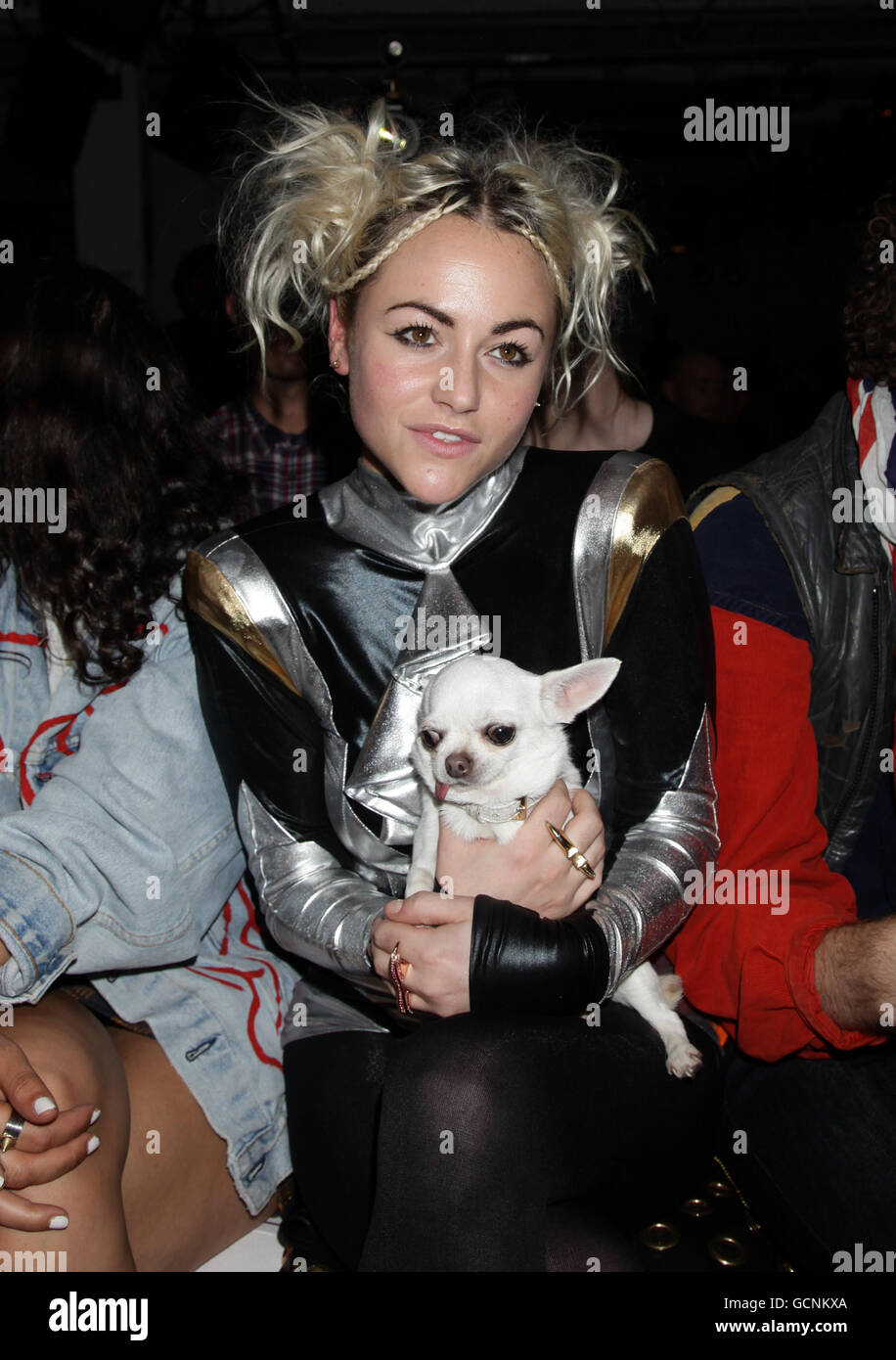 Jaime Winstone attending the Pam Hogg Spring/summer London Fashion Week ...