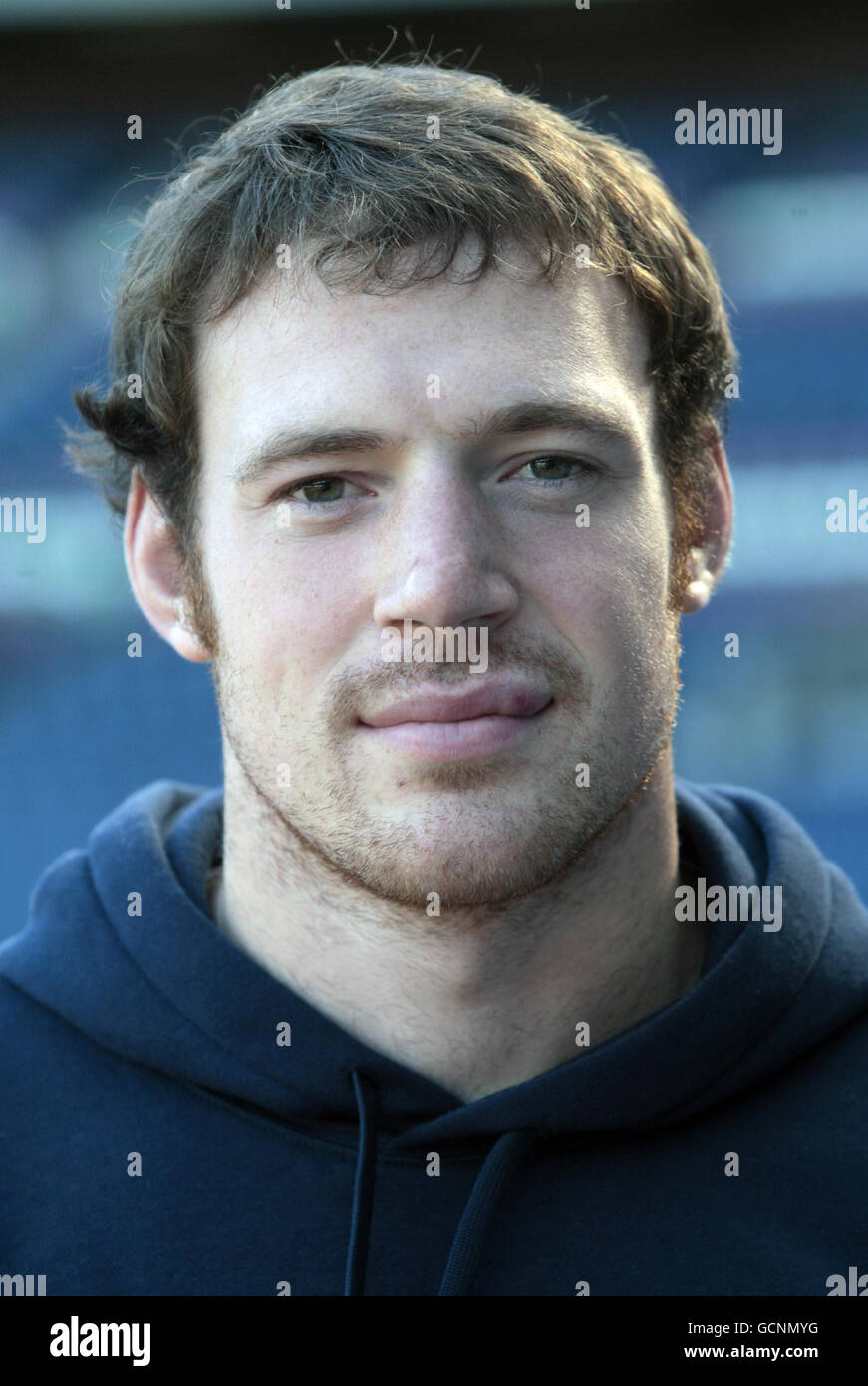 Scott Riddell during a training session at Murrayfield Stadium ...
