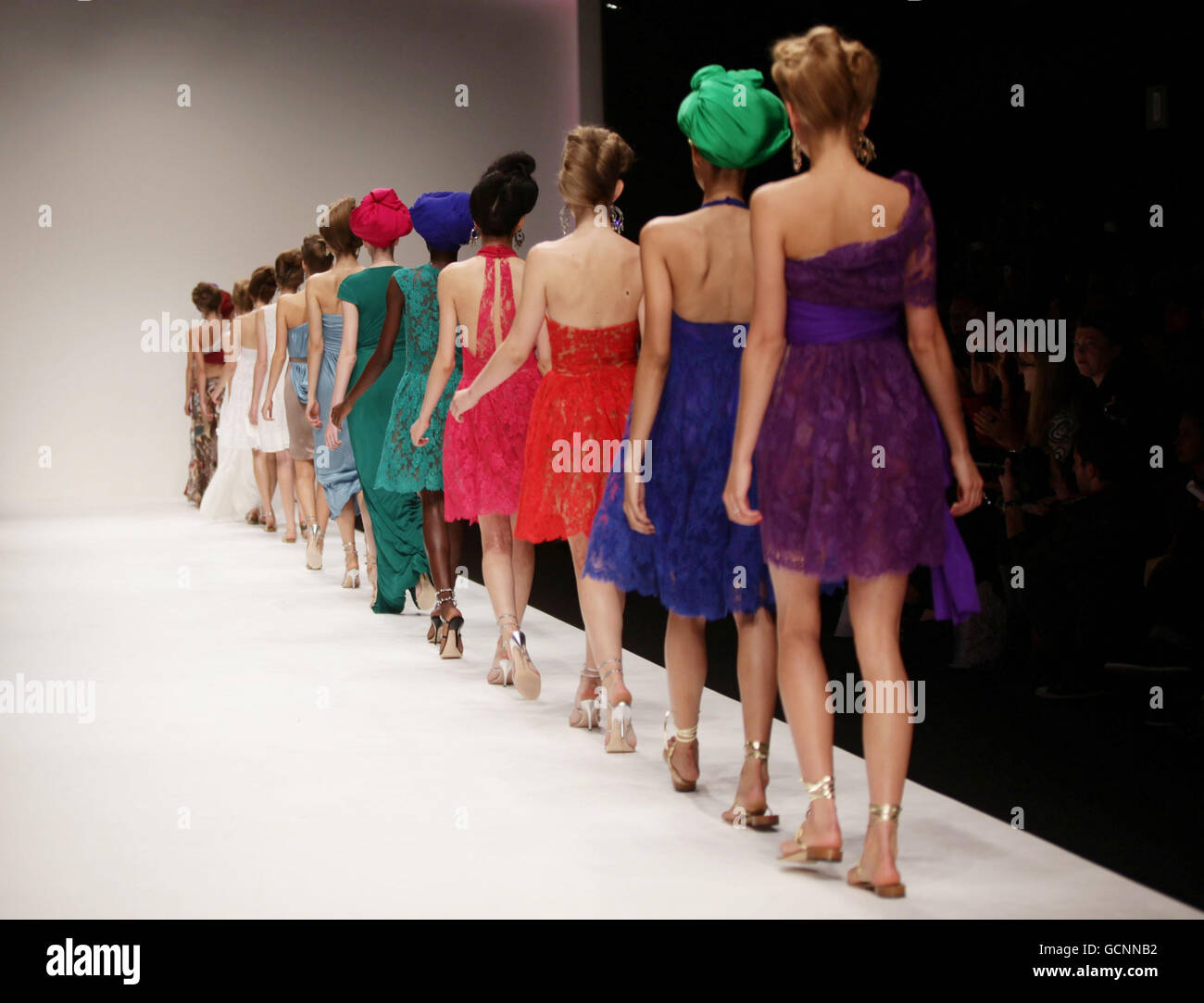 Issa Catwalk - London Fashion Week Stock Photo - Alamy