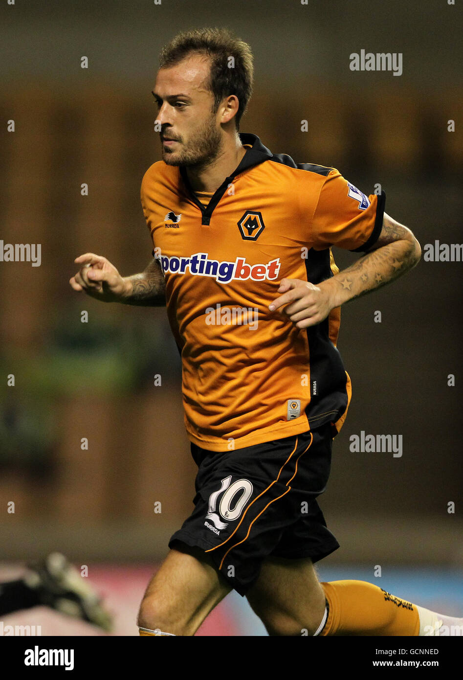 Wolverhampton Wanderers' Steven Fletcher celebrates his goal Stock ...