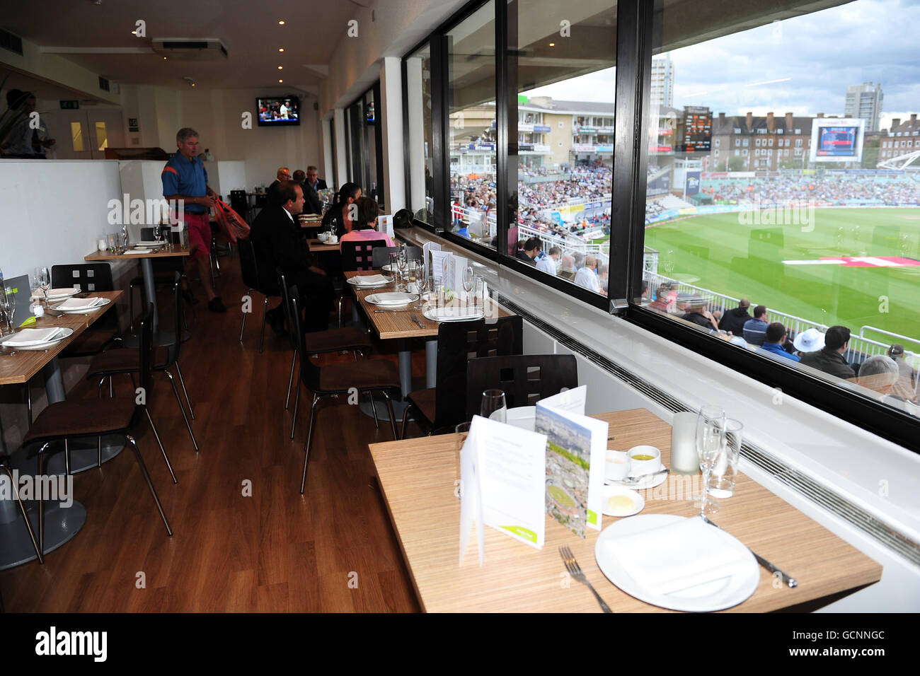 General view of the Laker Restaurant at The Brit Oval Stock Photo - Alamy